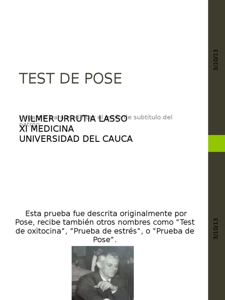 Test de Pose | PDF | Parto | Placenta