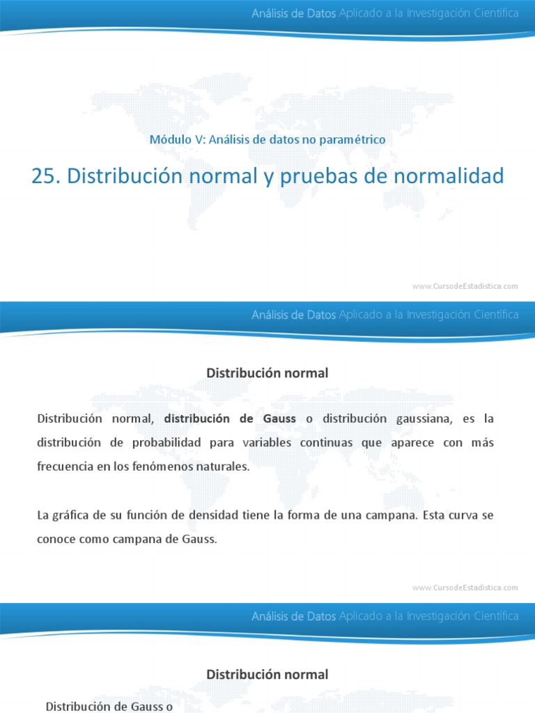 Prueba de Normalidad - Teoria | PDF | Distribución normal | Oblicuidad