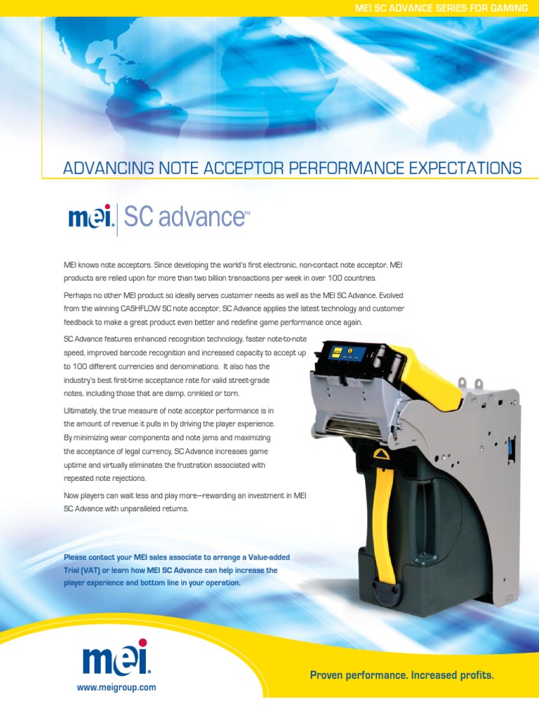 Mei SC Advance Datasheet | PDF | Barcode | Manufactured Goods