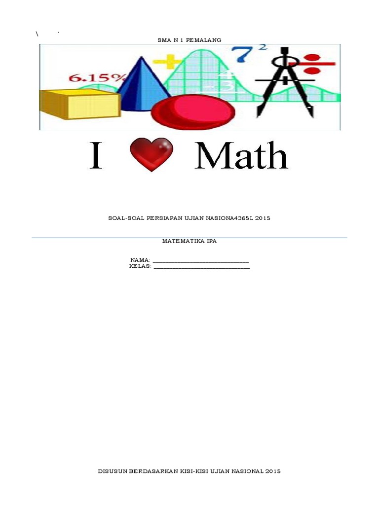 Soal Un Berdasarkan Indikator Di SKL Un 2015 | PDF