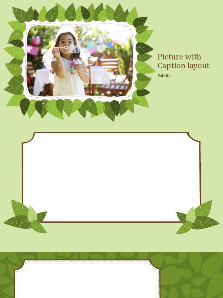 Picture With Caption Layout: Subtitle | PDF