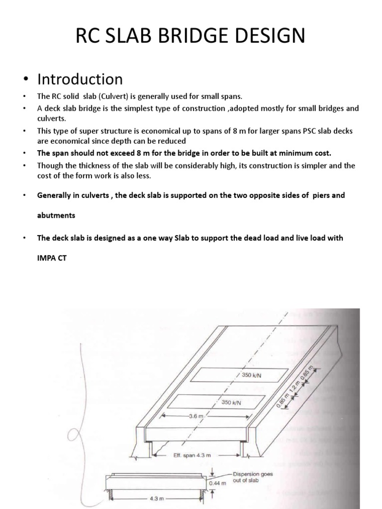 SKR Be Ppt.4-Slab Design | PDF | Reinforced Concrete | Bridge