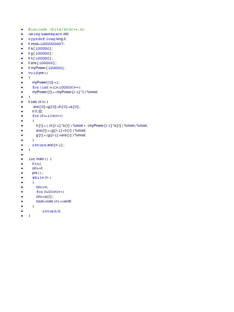 Using Namespace Typedef Long: #Include | PDF