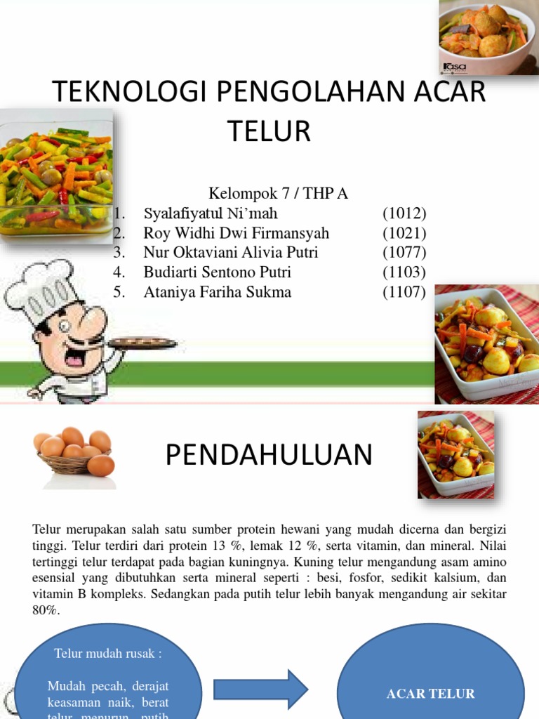 Acar Telur | PDF
