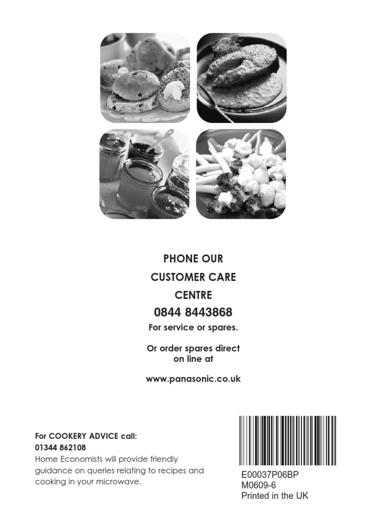 Panasonic Microwave Grill Manual | PDF | Ac Power Plugs And Sockets ...