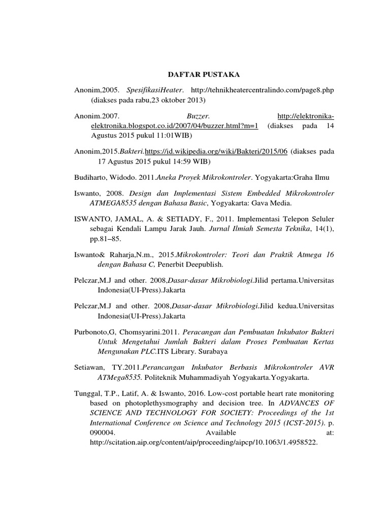 Daftar Pustaka | PDF