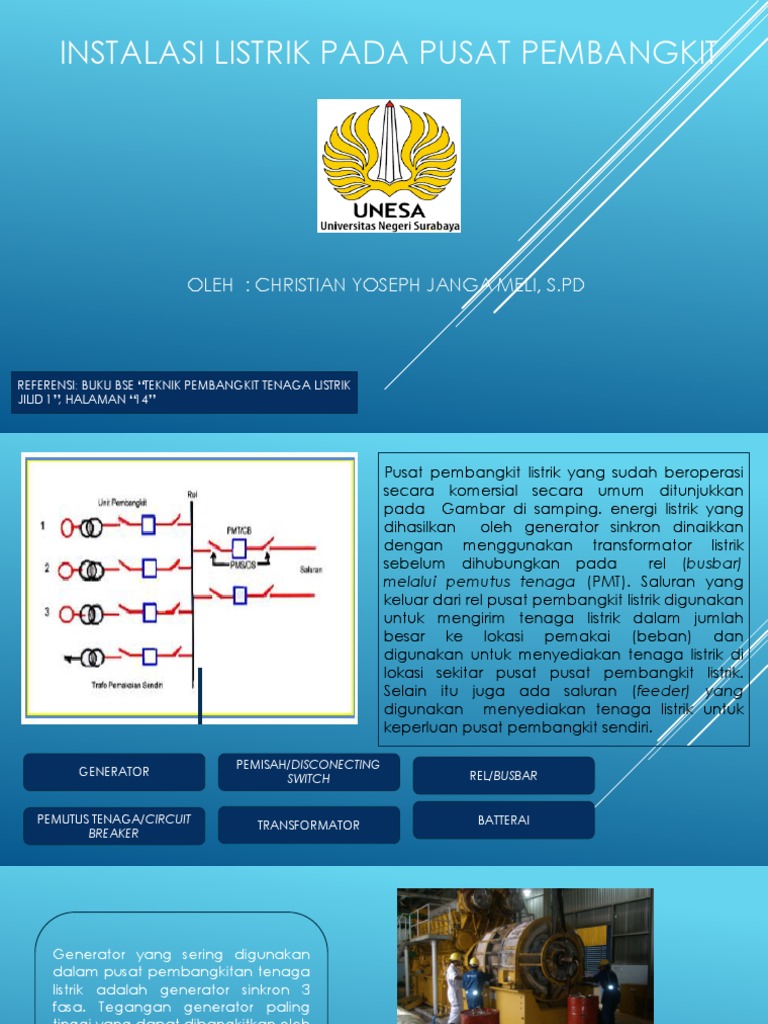 Instalasi Listrik Pada Pusat Pembangkit | PDF | Teknologi & Rekayasa