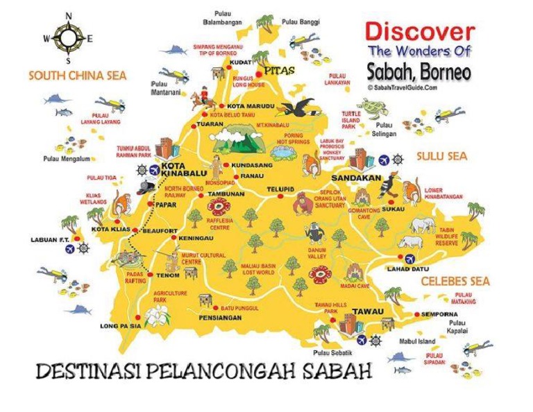 Map Sabah | PDF