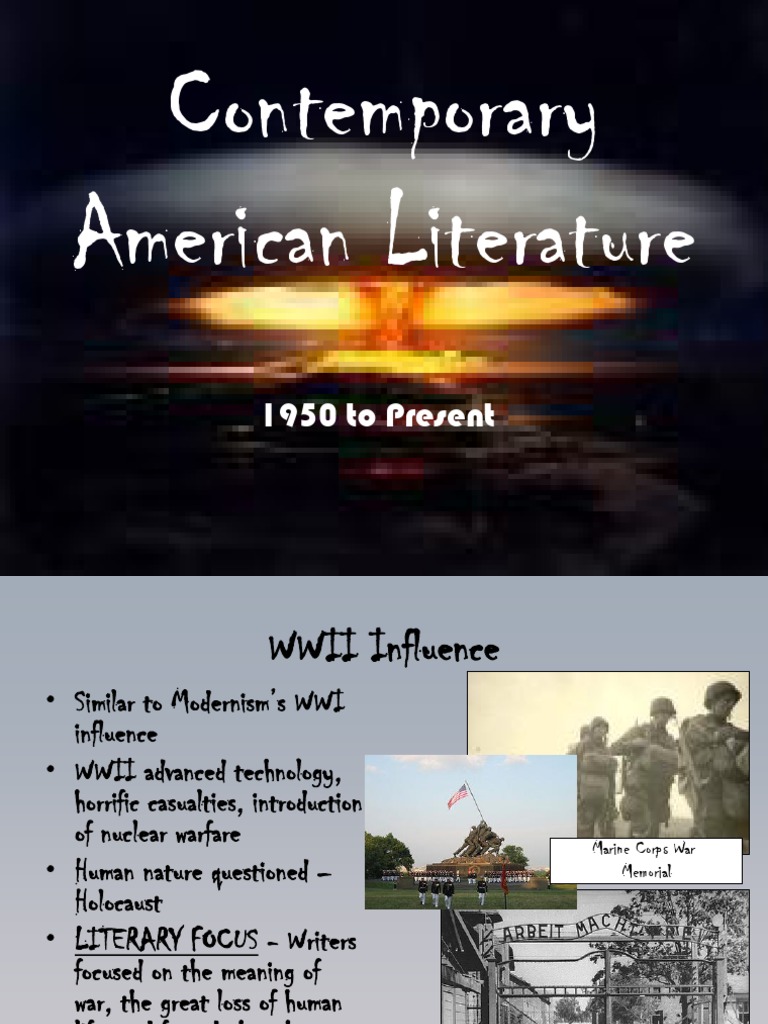 Contemporary American Literature: 1950 To Present | PDF | Modernism ...