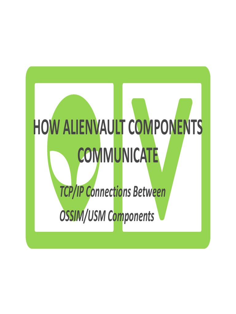 AlienVault Component Communicationx PDF | PDF | Port (Computer Networking) | Transmission ...