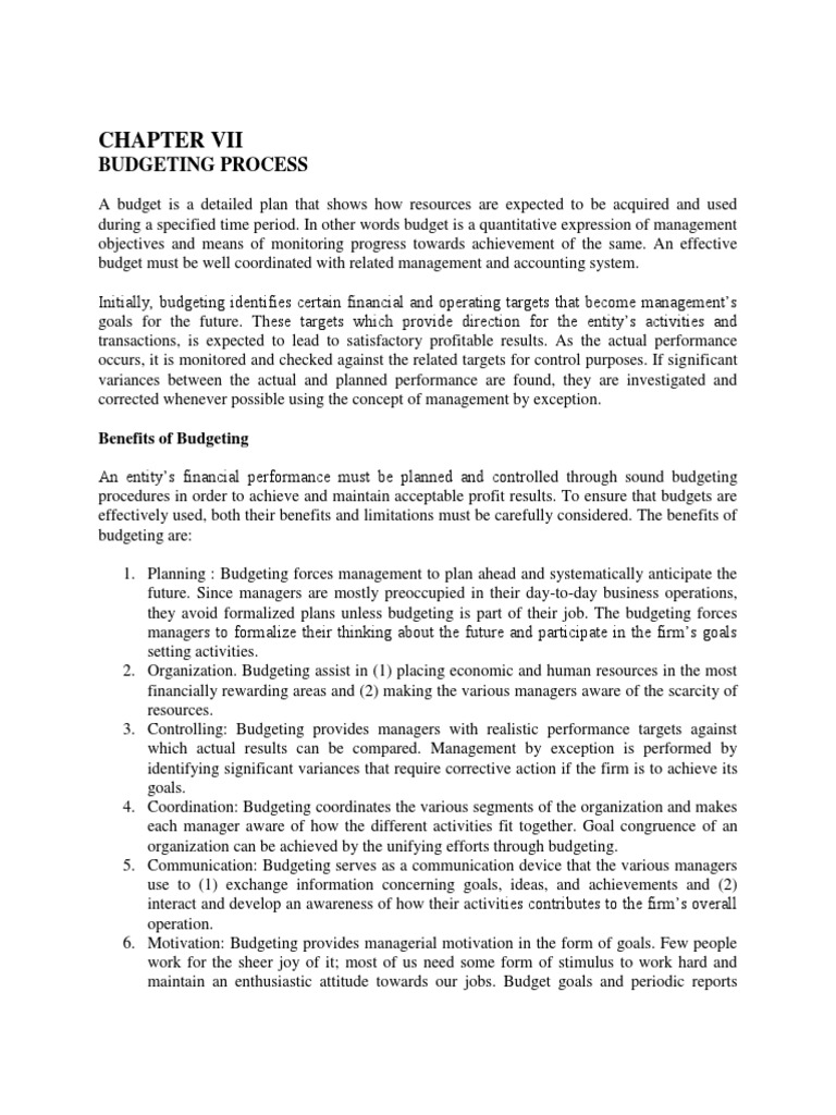 Managerial Accounting IBP | PDF | Budget | Inventory