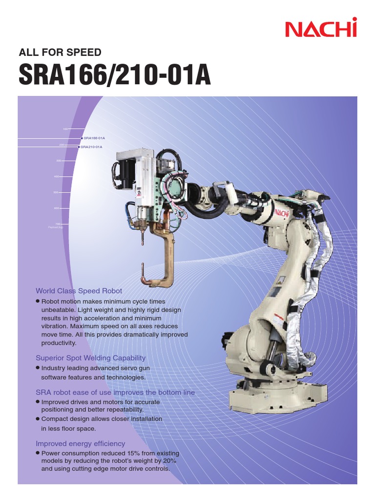 SRA166 210 01A Brochure | PDF | Robot | Robotics