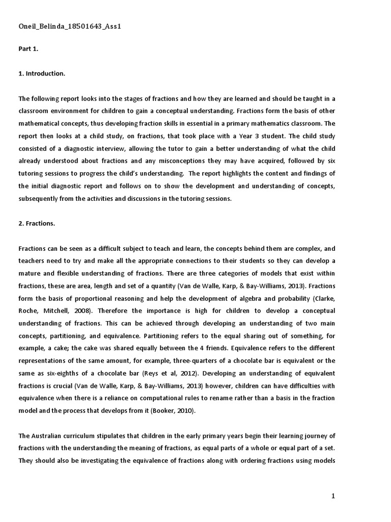 Oneil Belinda 18501643 Edp443 Ass1 | PDF | Fraction (Mathematics ...