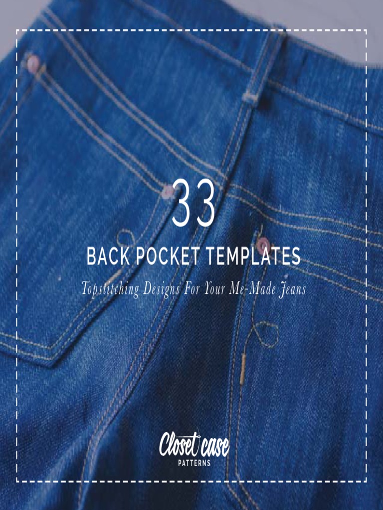 Back Pocket Templates: Topstitching Designs For Your Me-Made Jeans ...