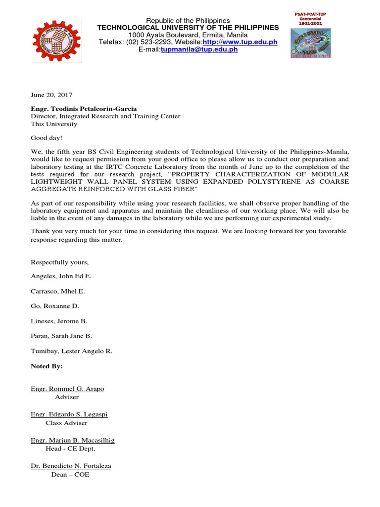 Request Letter | PDF | Inquiry | Building Engineering