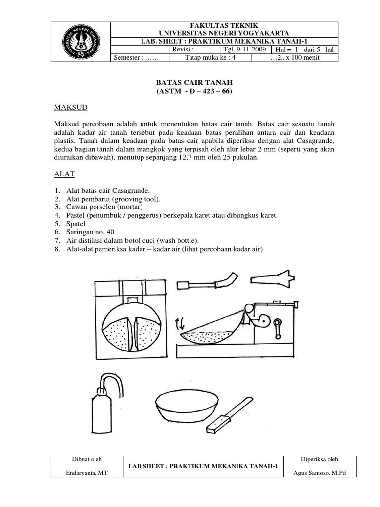 Batas Cair Tanah Tabel2 | PDF