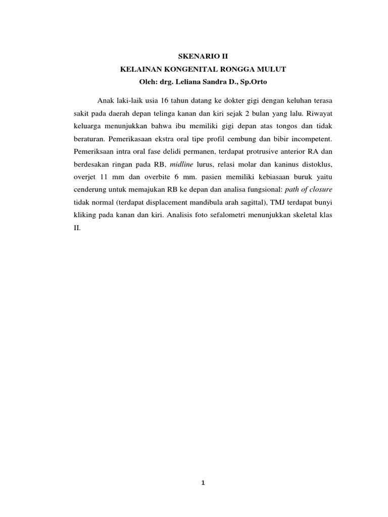 Laporan Tutorial Skenario 2 Tutorial 2 | PDF