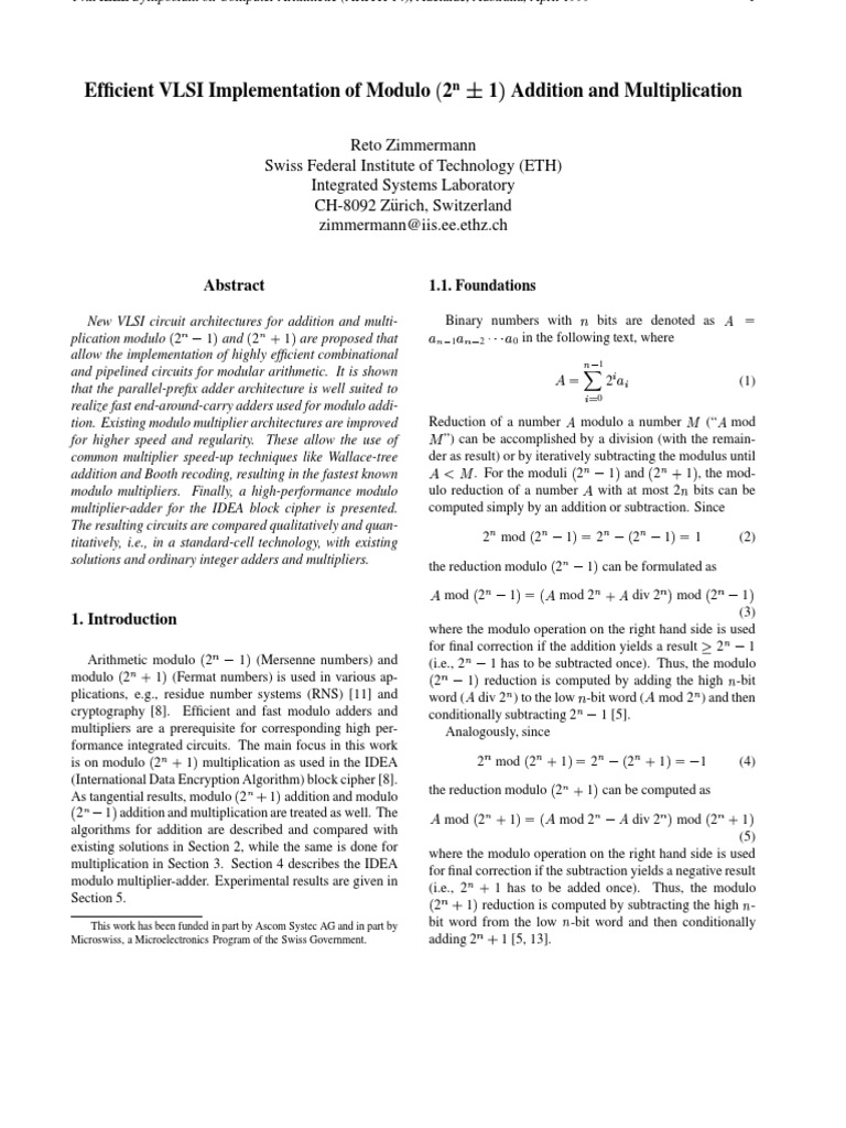 Modulo Arith | PDF | Arithmetic | Discrete Mathematics