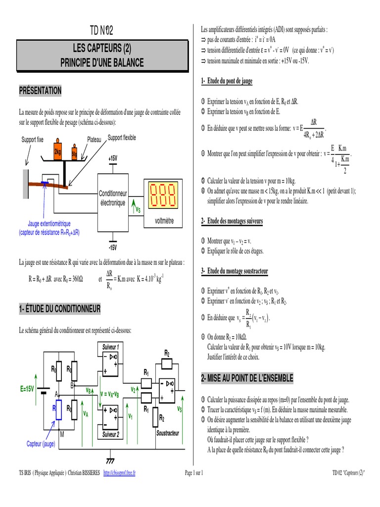 td2 PDF | PDF | Physique | Électrotechnique