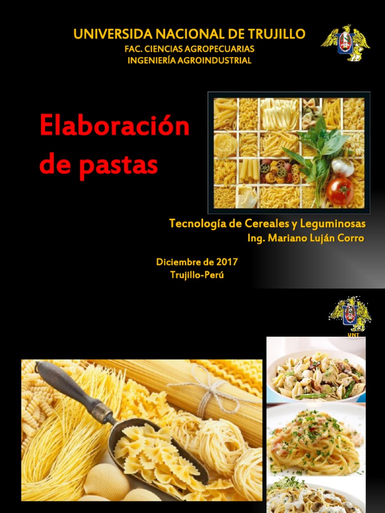 SESION 08 Pastas Alimenticias | PDF | Trigo | Pasta