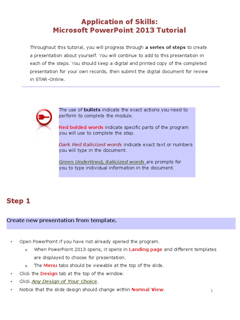 Powerpoint 2013 Tutorial | Download Free PDF | Hyperlink | Button (Computing)