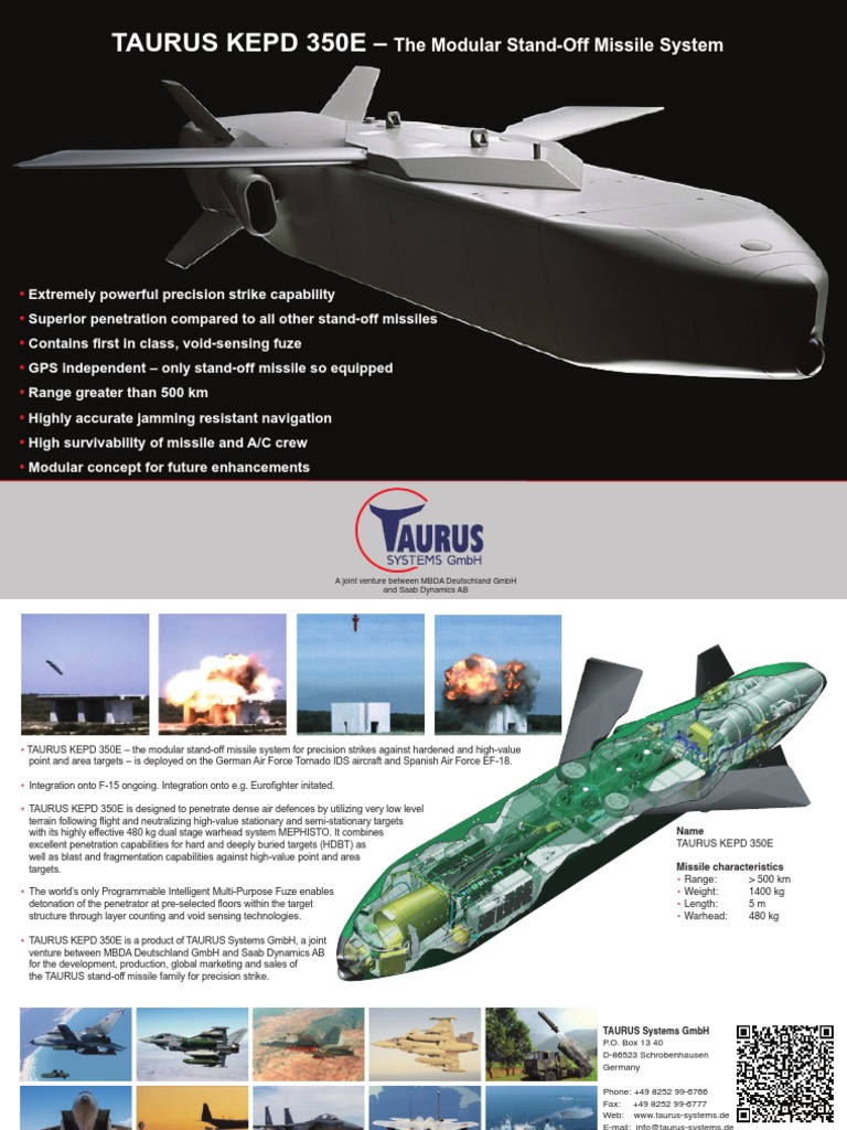 Taurus Kepd 350e en Aug2014 | PDF | Military Technology | Aviation