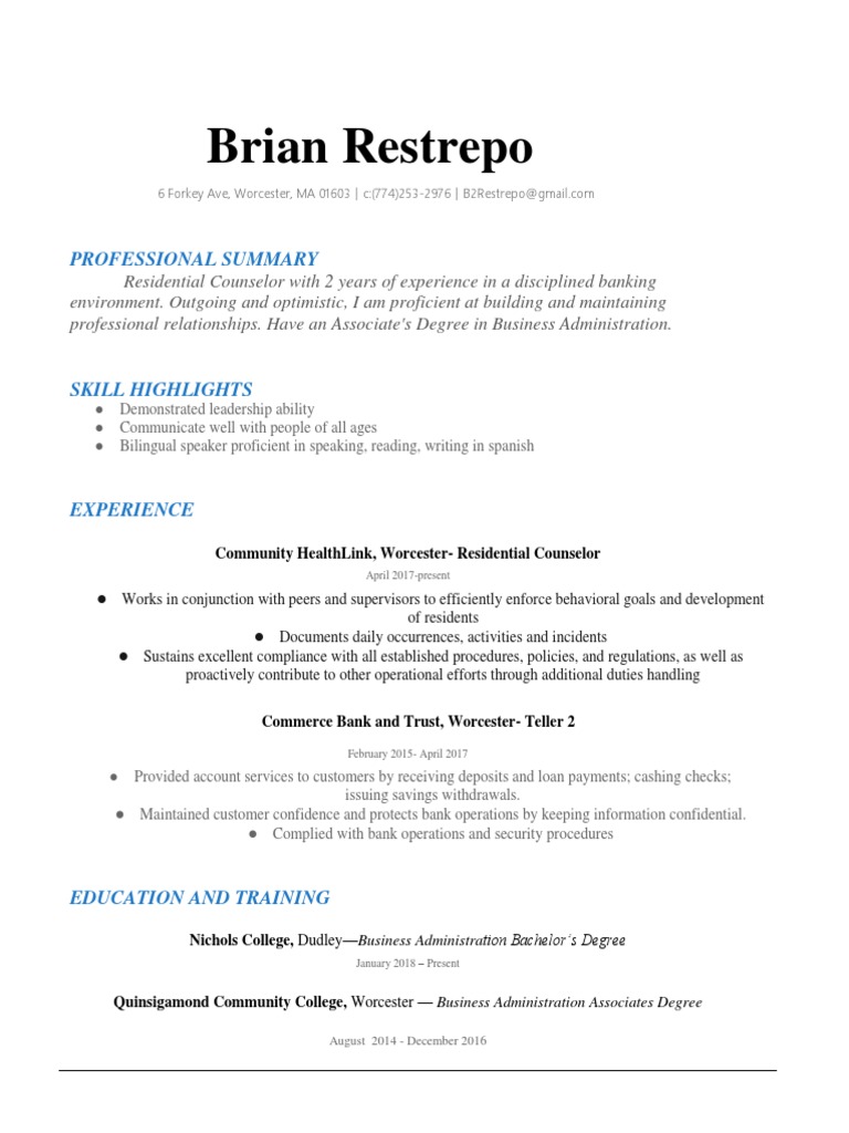 Resume Brian | PDF
