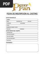 Planilla de Casting | PDF