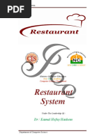 Restaurant Management System Project Use Case Diagram | PDF | Computers