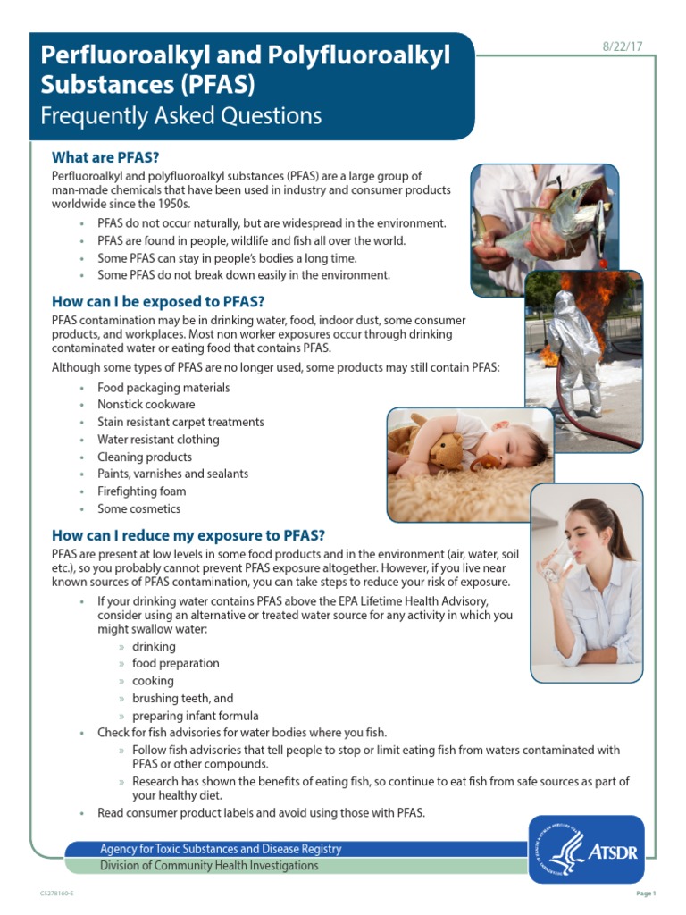 ATSDR Pfas Fact Sheet | PDF | Determinants Of Health | Wellness