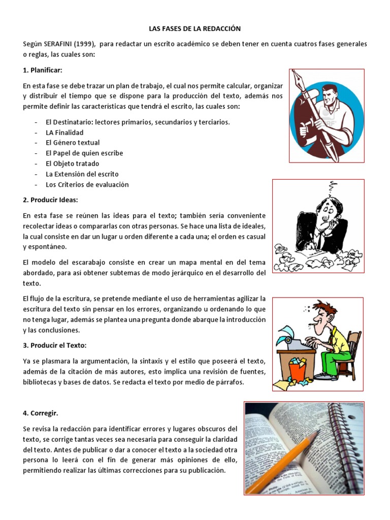 Las Fases de La Redacción | Adjetivo | Sustantivo