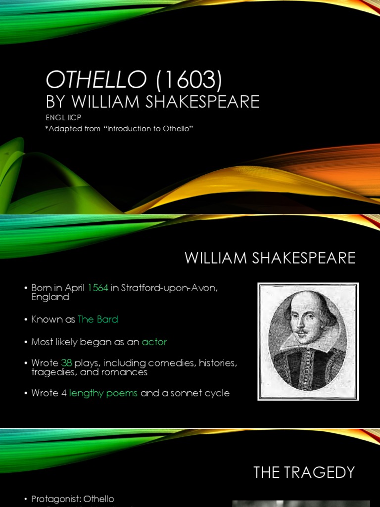Othello Introduction | PDF