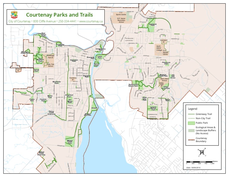 Courtenay Parks and Trails: Ci Ty of Courtenay - 830 CL I Ffe Avenue ...