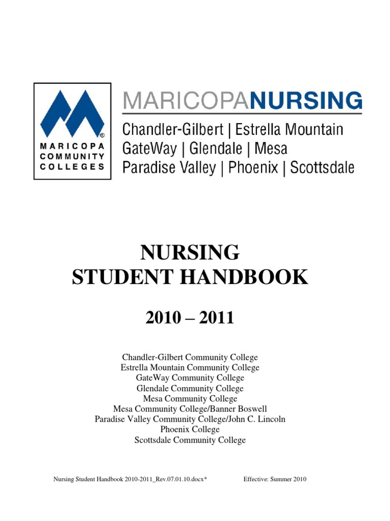 Nursing Student Handbook | PDF | Nursing | Complaint