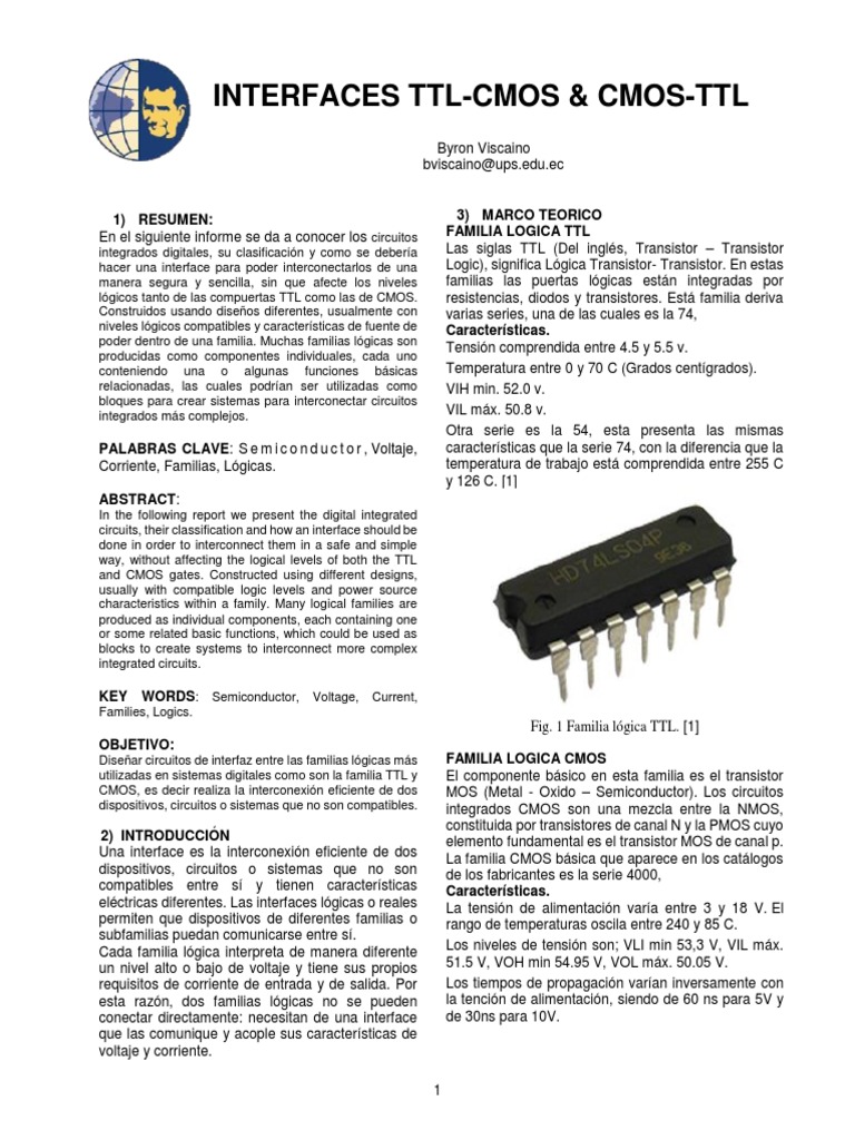 CMOS-TTL.pdf | Cmos | Transistor