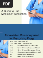 Pharmacy Abbreviations and Symbols Guide | PDF