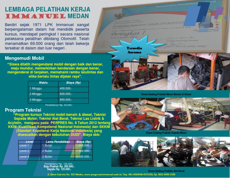 Konsep Brosur LPK Benar1 | PDF