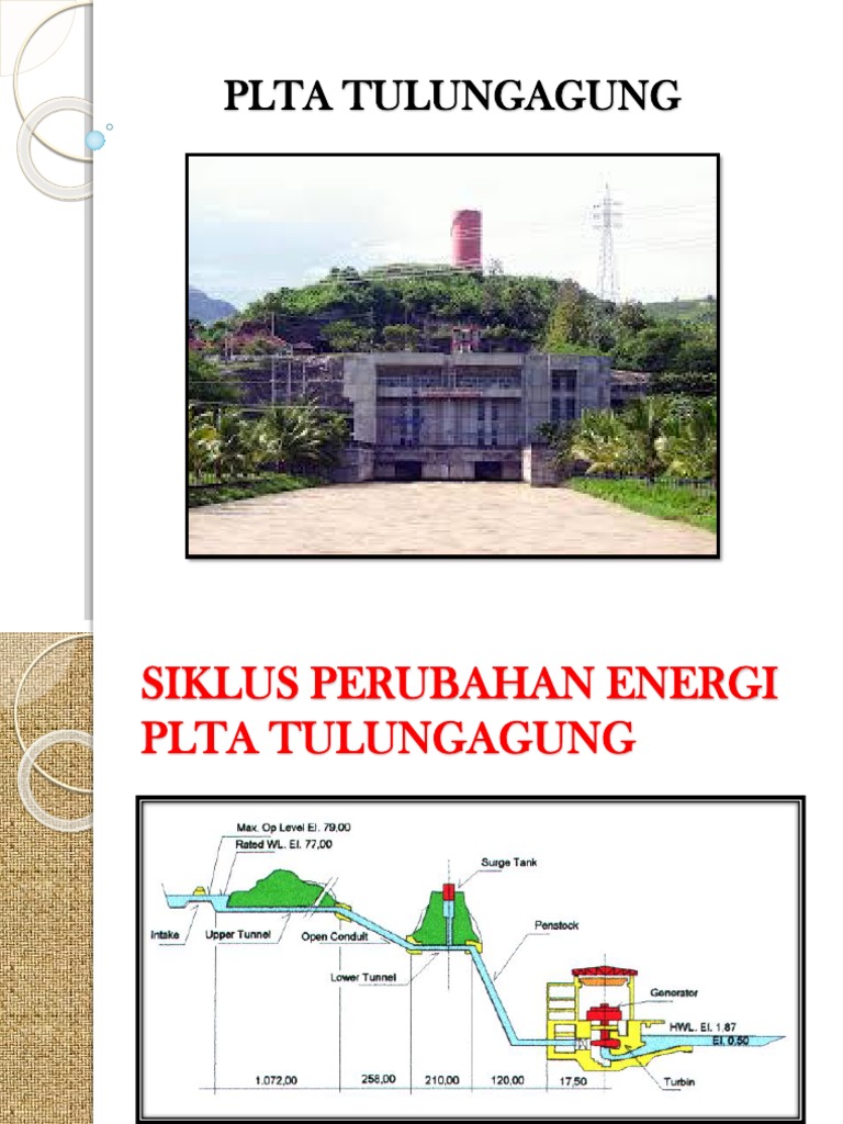 PLTA Tulungagung: Sistem dan Spesifikasi | PDF