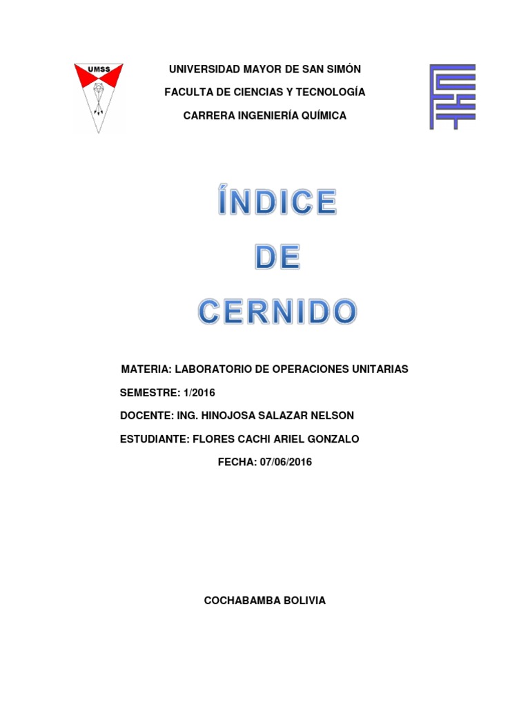 Índice de Cernido | PDF | Porcentaje | Science
