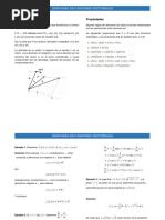 Derivada de Una Función Vectorial | PDF | Vector Euclidiano | Derivado