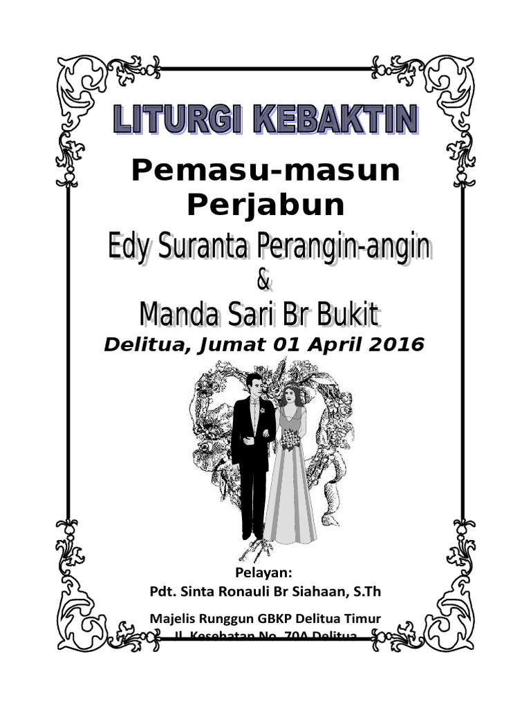 Liturgi Pasu-Pasu Edy Suranta PA DTT | PDF | Seni & Disiplin Bahasa ...