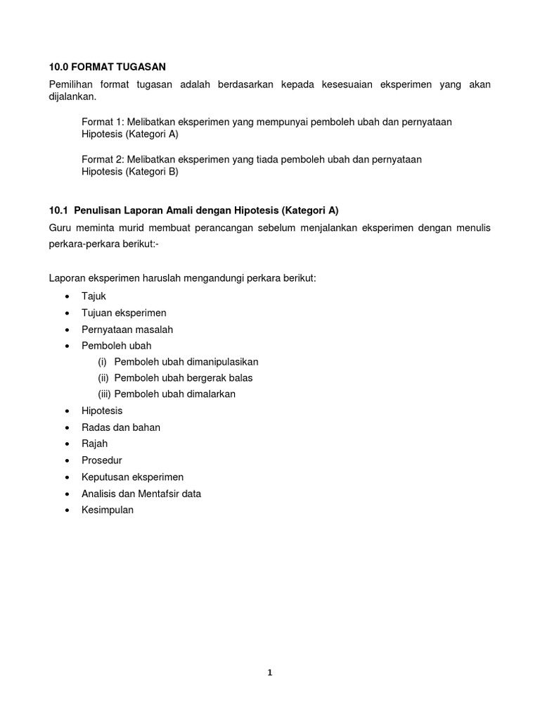 Format Tugasan | PDF