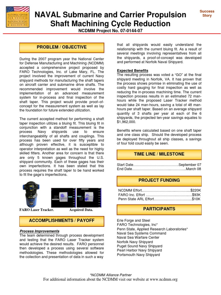 Navy Propulsion Shafts | PDF | Navies