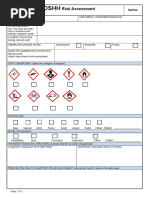 COSHH Risk Assessment for Painting | PDF | Paint | Hazards
