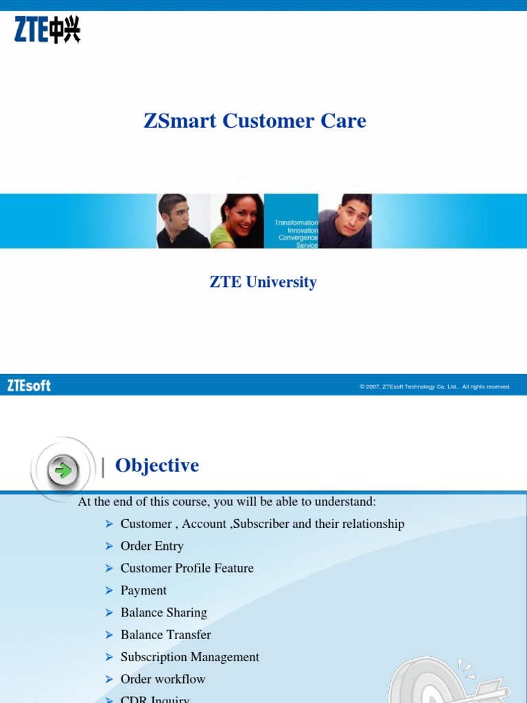 Zsmart Customer Care: Zte University | PDF | Subscription Business ...