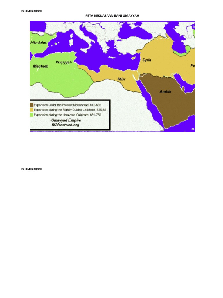 Peta Kekuasaan Bani Umayyah: Idham Fathoni | PDF
