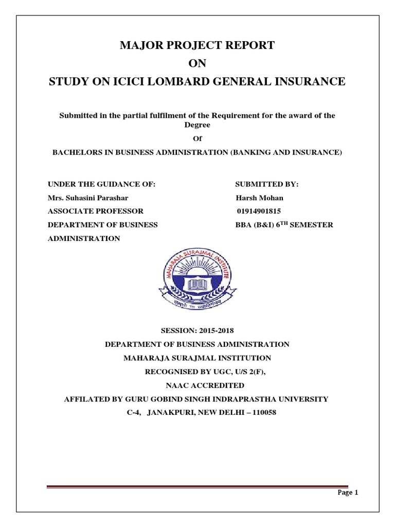 MPR Icici Lombard General Insurance | PDF | Insurance | Financial Services