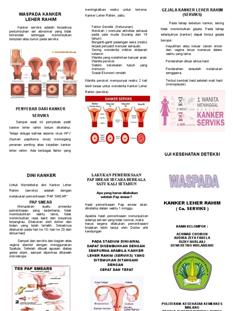 Leaflet Ca Serviks | PDF
