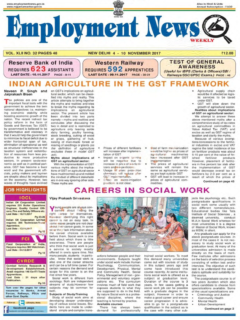 Employment News | PDF | Apprenticeship | Engineer