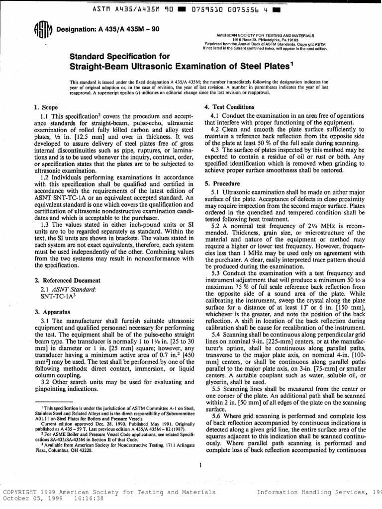 Astm A435 | PDF
